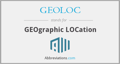 What does GEOLOC stand for?