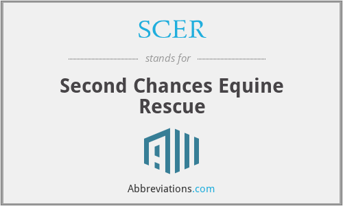 What does SCER stand for?