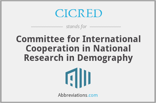 What does CICRED stand for?