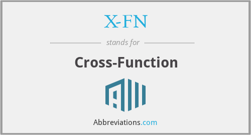 What is the abbreviation for cross-function?
