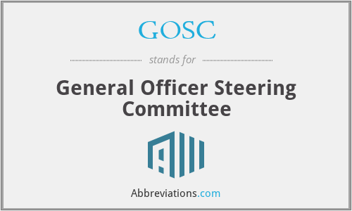 What does GOSC stand for?