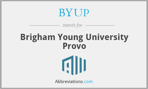 What does BYUP stand for?