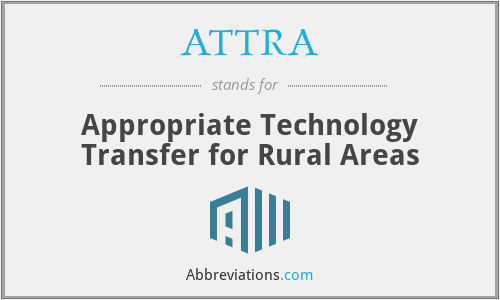 What does ATTRA stand for?