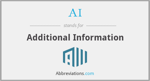 What is the abbreviation for Additional Information?