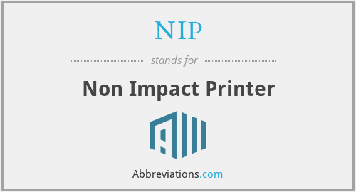 NIP - Non Impact Printer
