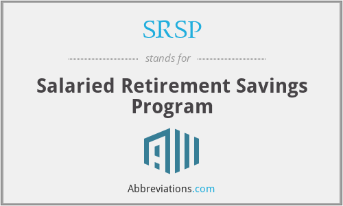 What does SRSP stand for?
