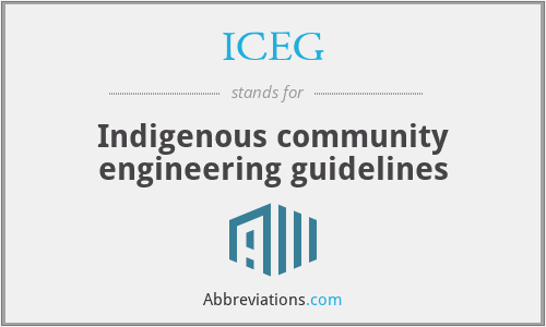 What does ICEG stand for?
