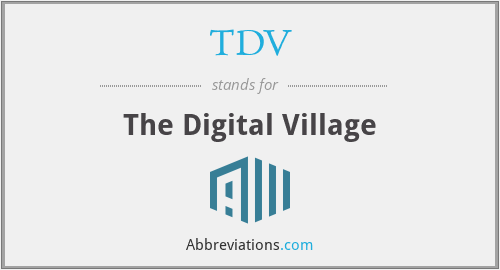 What does TDV stand for?
