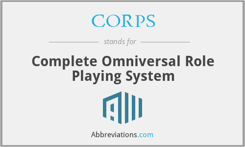 What does CORPS stand for?