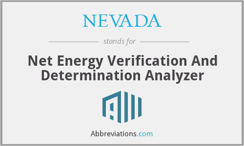 What does NEVADA stand for?