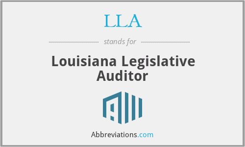 What does LLA stand for?