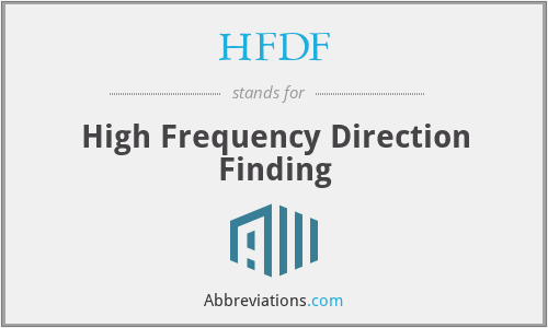 What does HFDF stand for?