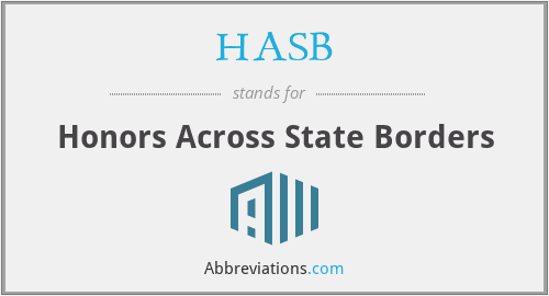 What does HASB stand for?