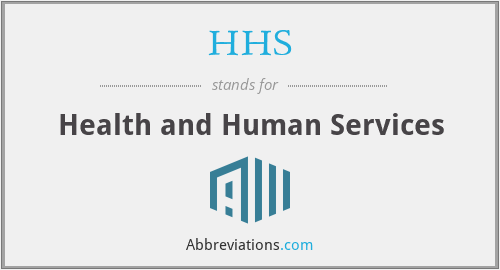 What does HHS stand for?