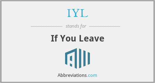What does IYL stand for?