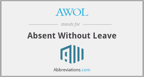 What does AWOL stand for?