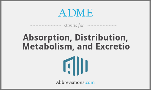 ADME - Absorption, Distribution, Metabolism, and Excretio