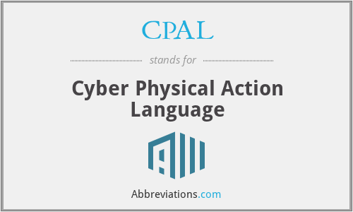 CPAL - Cyber Physical Action Language