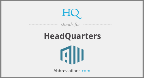 What does HQ stand for?