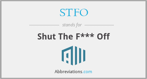 What does STFO stand for?