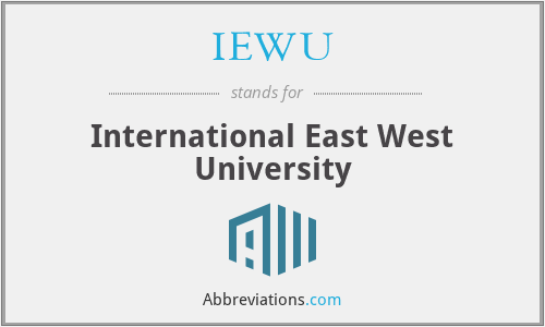 What does IEWU stand for?