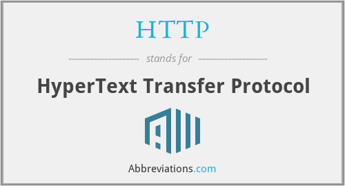 What does HTTP stand for?