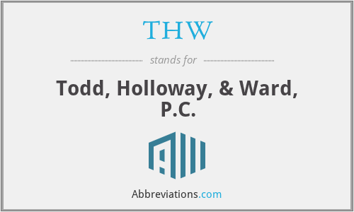 What does THW stand for?