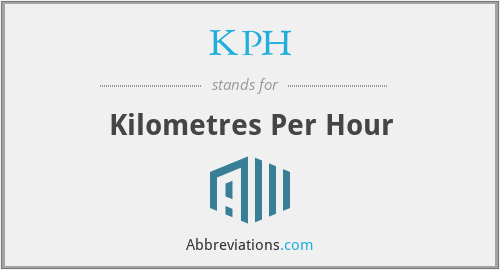 What does KPH stand for?