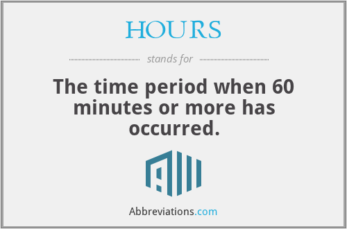 What does HOURS stand for?
