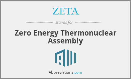 What does ZETA stand for?