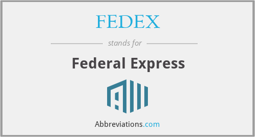 What does FEDEX stand for?