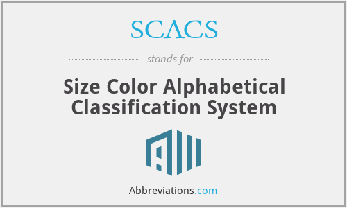 What does SCACS stand for?