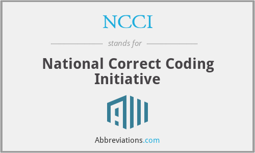 What does NCCI stand for?