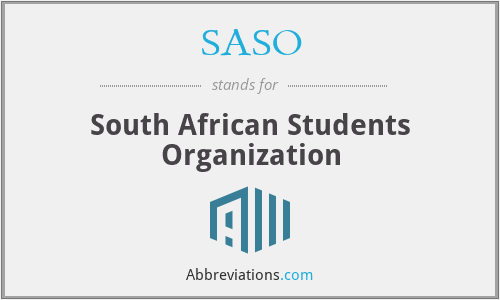 SASO - South African Students Organization