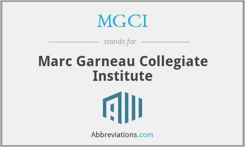 What does MGCI stand for?