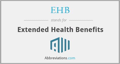 What does EHB stand for?