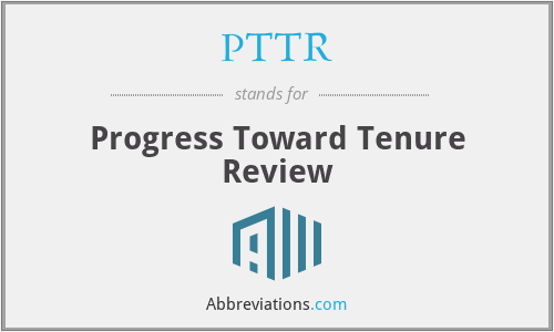 What does PTTR stand for?