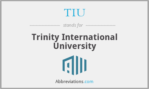 What does TIU stand for?