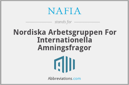 What does NAFIA stand for?