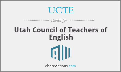 UCTE - Utah Council of Teachers of English