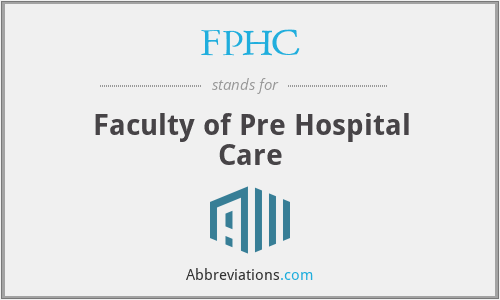 What does FPHC stand for?