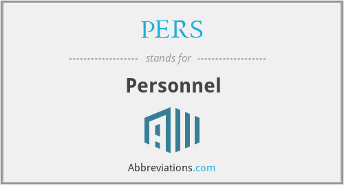 What does PERS stand for?