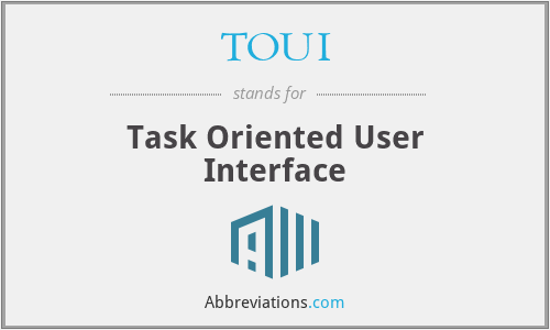 What does TOUI stand for?