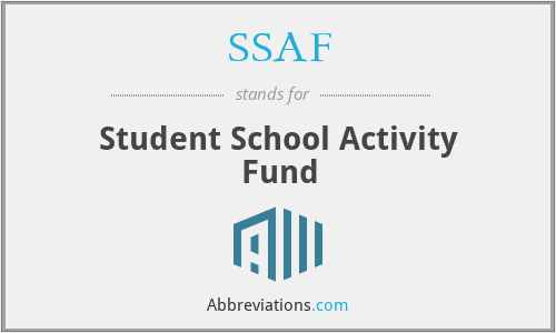 SSAF - Student School Activity Fund