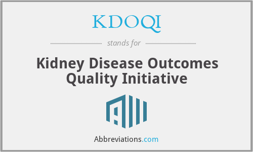 What does KDOQI stand for?