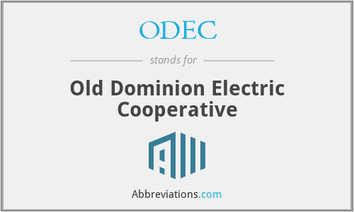 What does ODEC stand for?