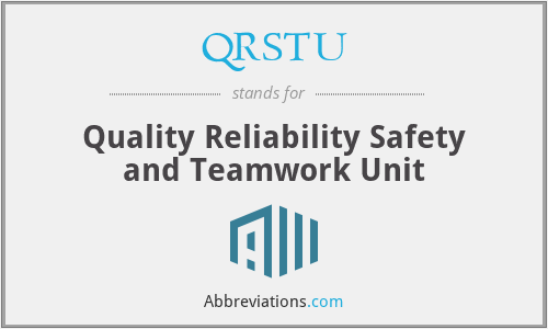 What does QRSTU stand for?
