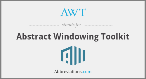 What does AWT stand for?