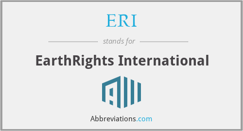 What does ERI stand for?