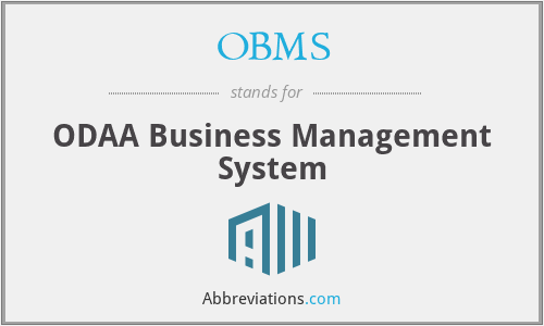 What does OBMS stand for?